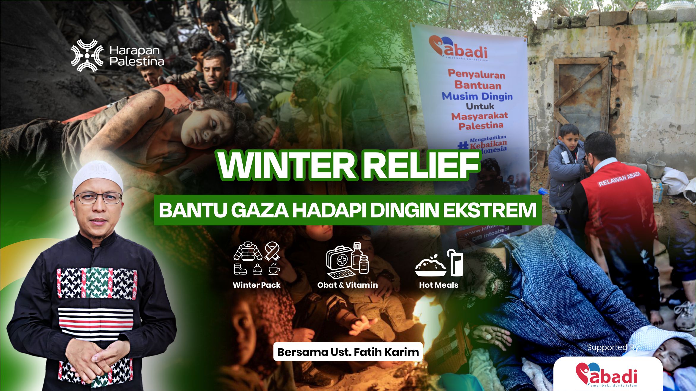 Campaign - WINTER RELIEF, BANTU GAZA HADAPI DINGIN EKSTREM | Forhumanity.id