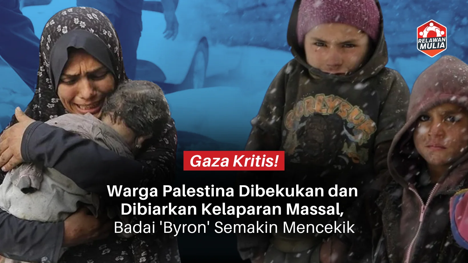 Campaign - Gaza Kritis! Bantu Gaza Betahan Hidup di Tengah Badai Musim ...